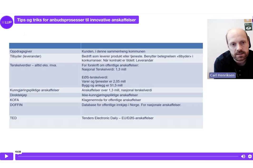 Tips og triks for anbudsprosesser - Innovative anskaffelser