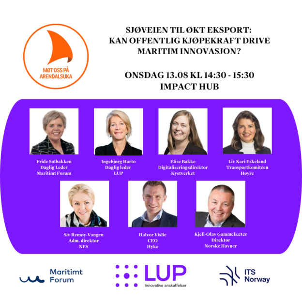 Arendalsuka program 2025 - Innovative anskaffelser